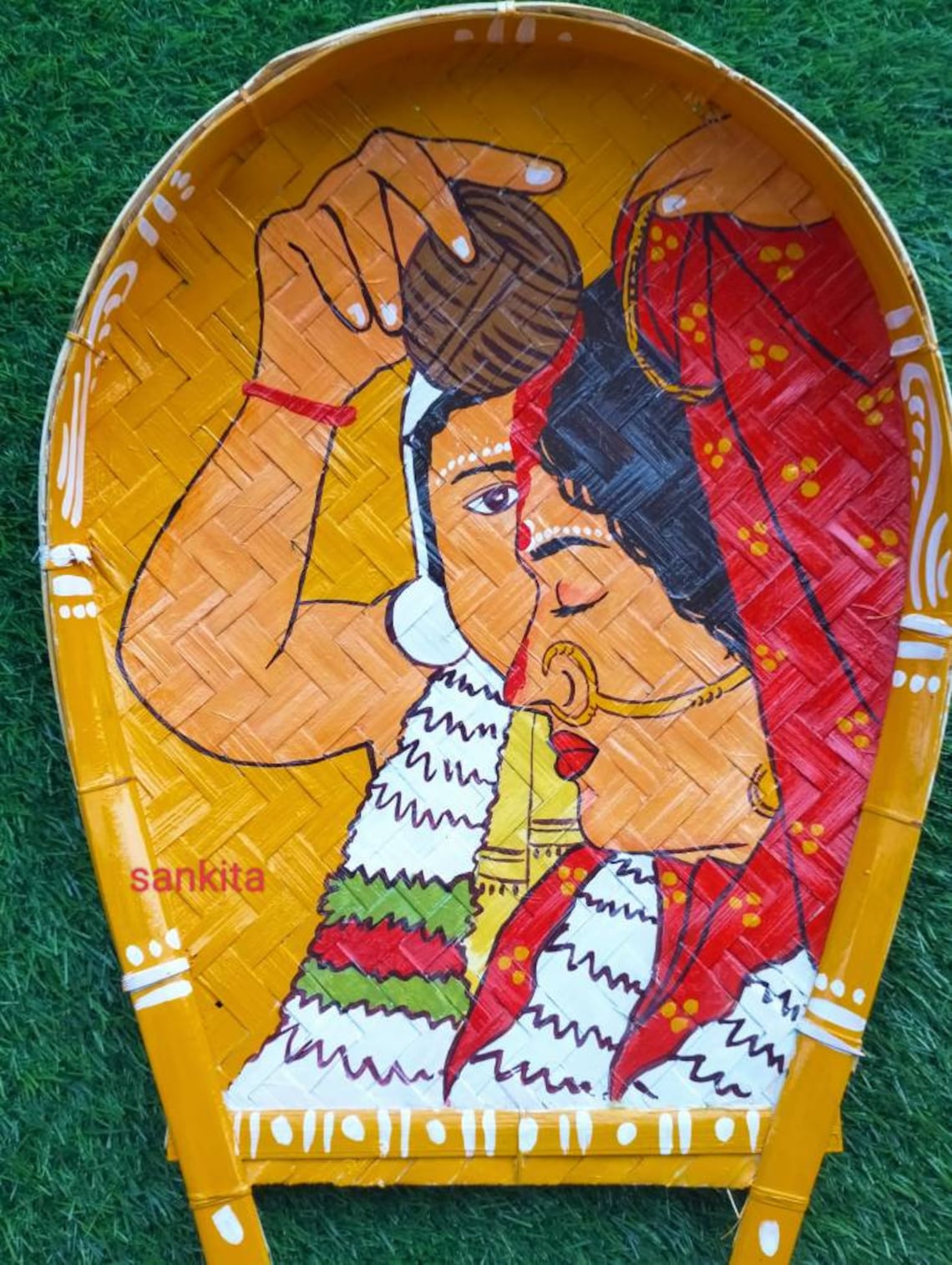 Bor Bou Handpainted Kulo / Bengali Wedding Kulo / Bengali Wedding ...