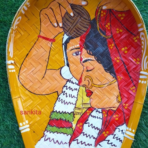Bor Bou Handpainted Kulo / Bengali Wedding Kulo / Wedding Kulo - Etsy