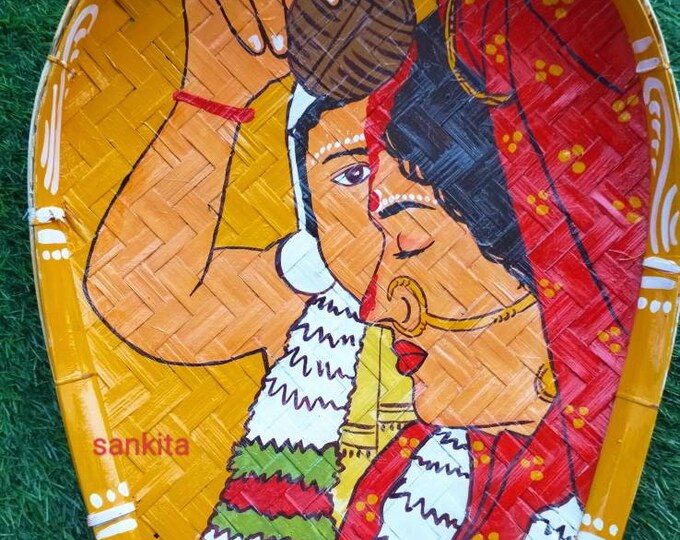 Bor Bou Handpainted Kulo / Bengali Wedding Kulo / Bengali Wedding ...