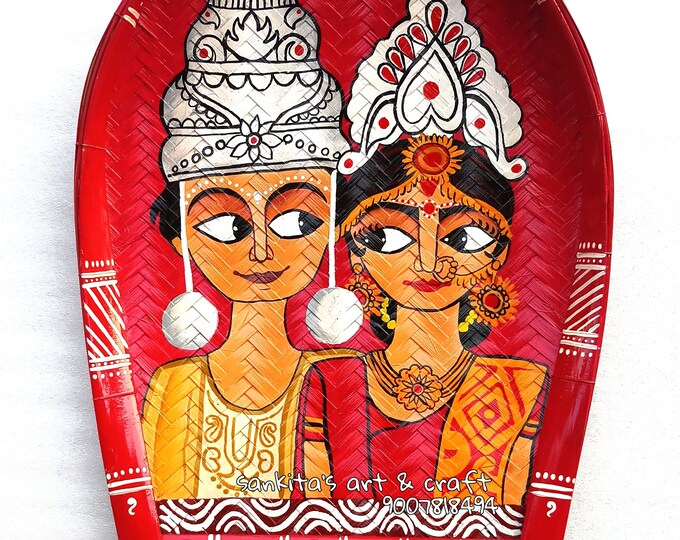 Bor Bou Handpainted Kulo / Bengali Wedding Kulo / Wedding Kulo ...