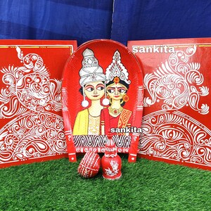 Complete Bengali Wedding Set, Bengali Wedding Decoration, Biyer Piri ...
