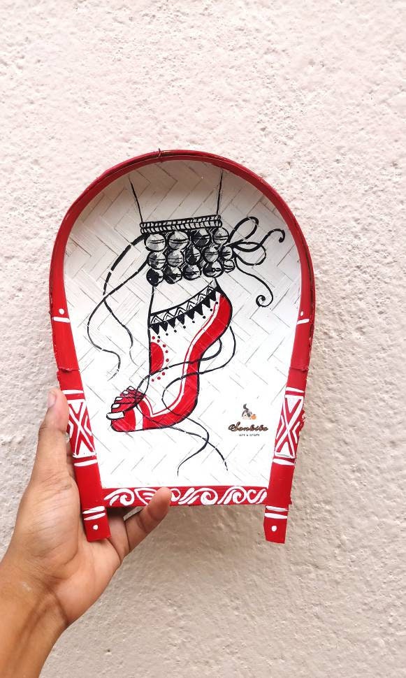 Set of 2 Mudra Hand Painted / Hand Painted Decorative Kulo / - Etsy