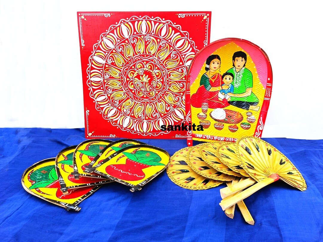 Annaprashan Set, Bengali Annaprashan Decoration, Mukhe Vat, Handpainted ...