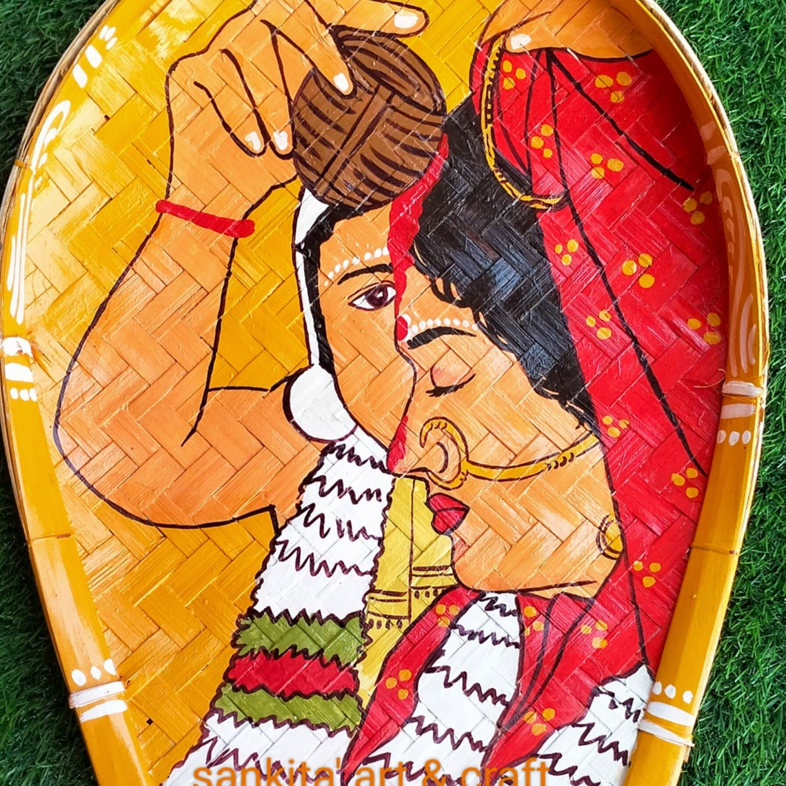 Bor Bou Handpainted Kulo / Bengali Wedding Kulo / Bengali Wedding ...