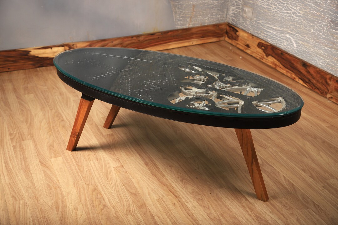 Steampunk Style Coffee Table Industrial Coffee Table - Etsy Canada