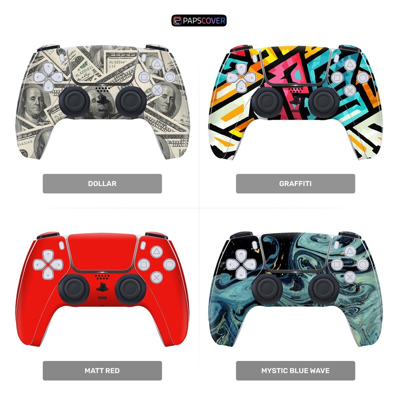 PS5 Controller Skin, PS5 Dualsense Decal Wrap Sticker, Custom PS5 ...