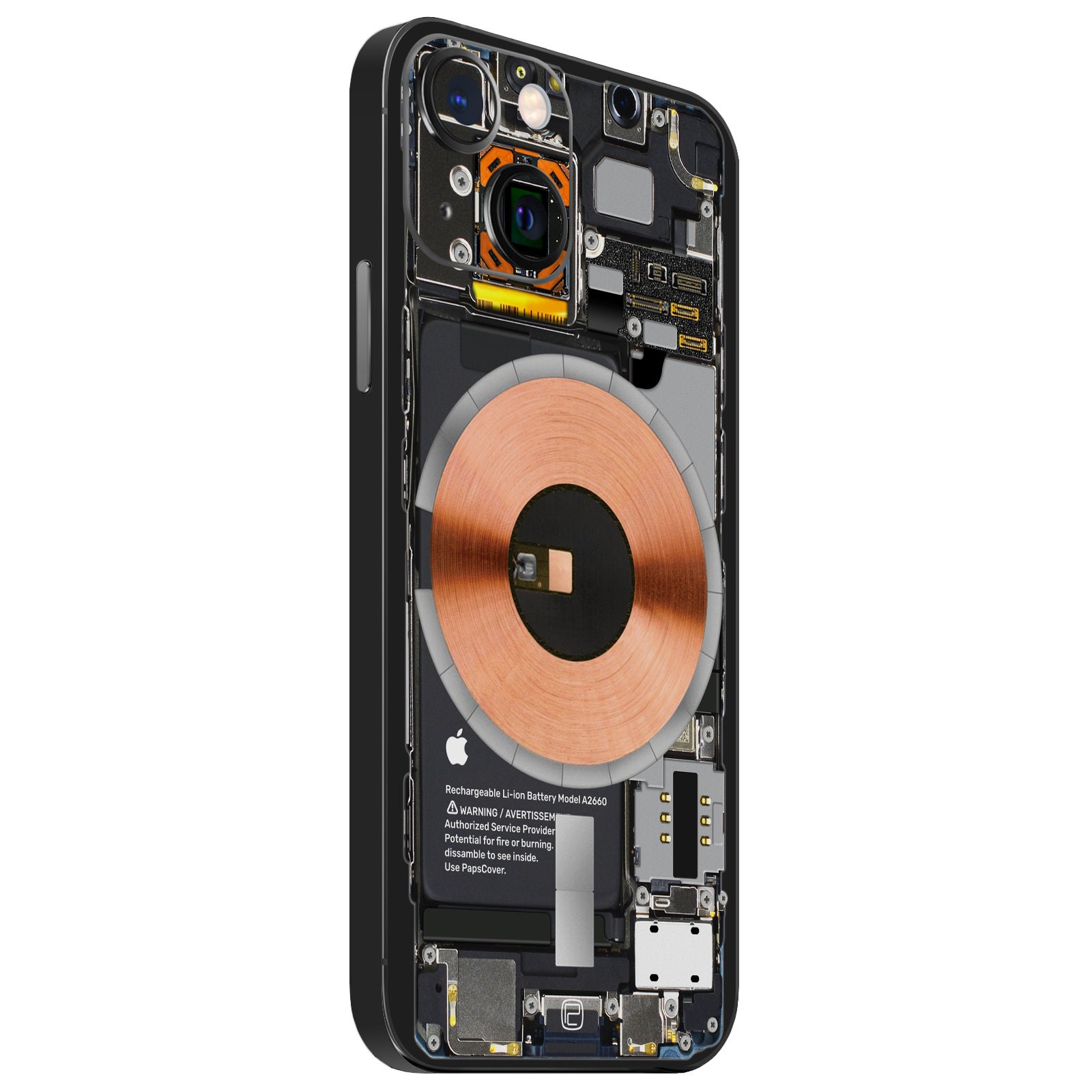 IPhone Transparent Skins Full-body Skin Decal Wrap Cover for Apple ...