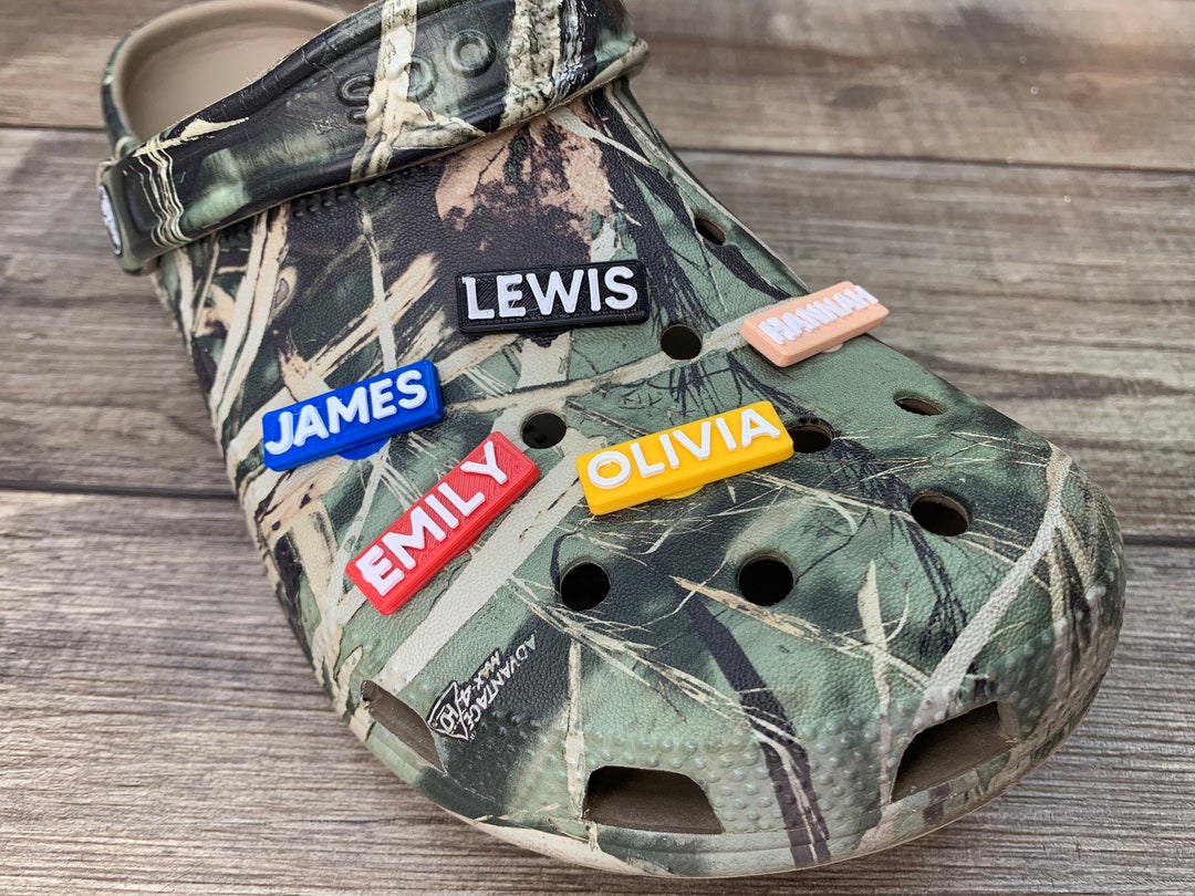 X2 Personalised Name/word Charms for Crocs - Custom Text Shoe ...