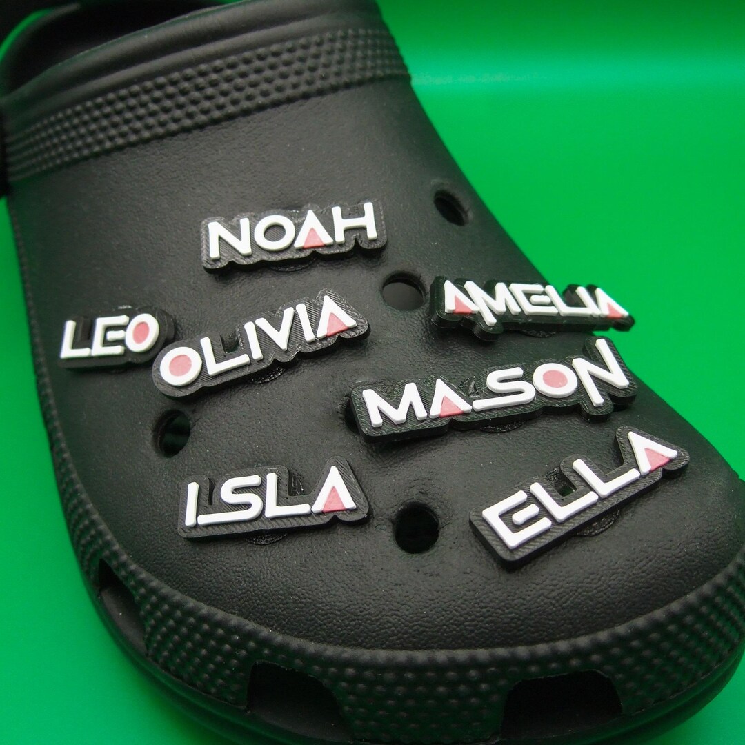 Personalised Text/name Croc Charms (x2) | Custom Shoe Charms | Unique ...