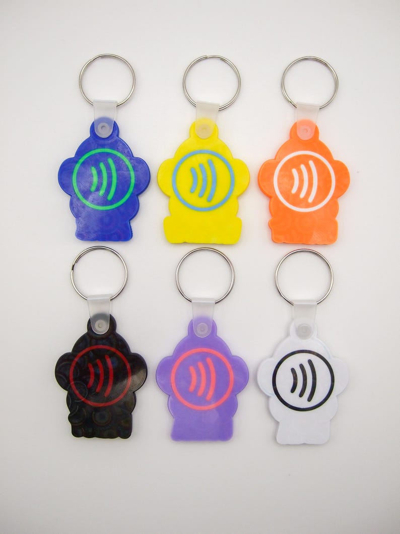 Personalised NFC Dog Tag | Custom Dog Paw Print ID for Collar | 3D ...