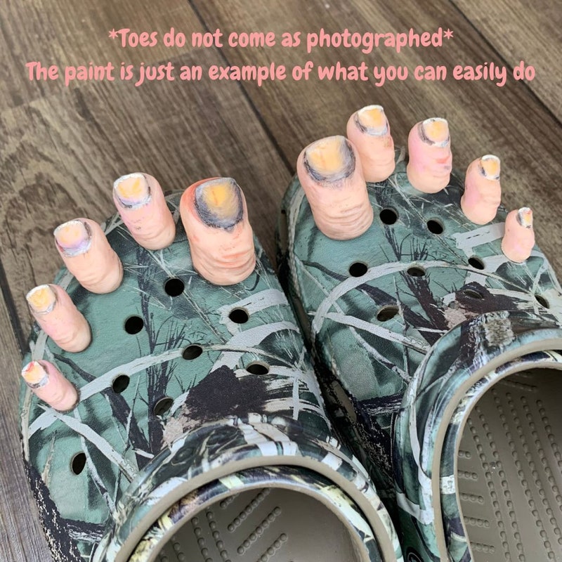 Croc Toes - Etsy