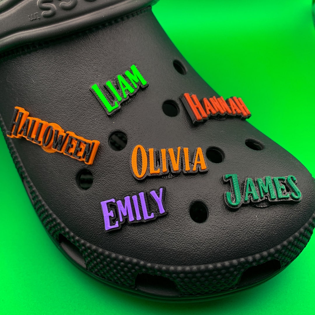 Personalised Text/name Croc Charms (x2) | Custom Shoe Charms | Unique ...
