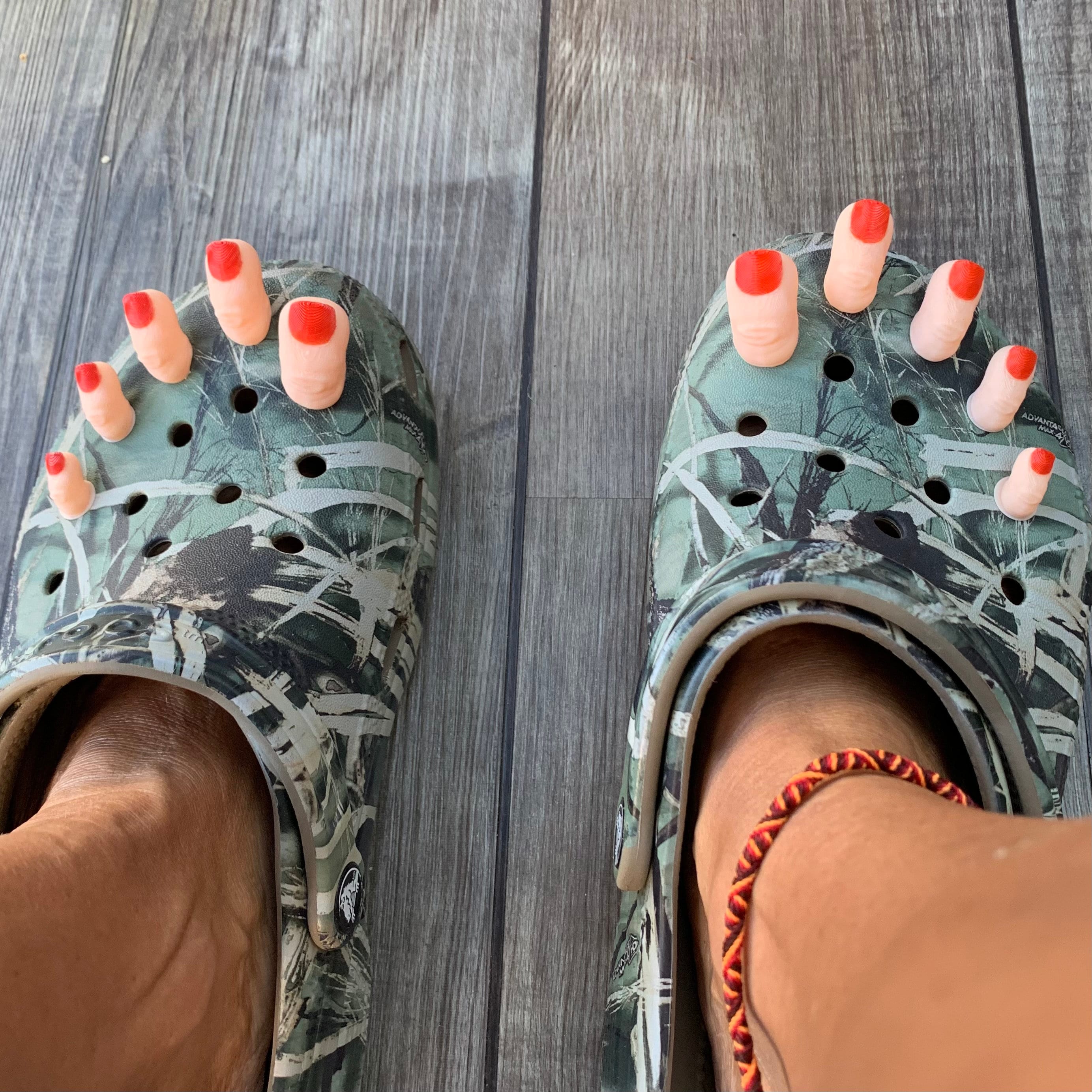 Croc Realistic Toes Charm Set of 10 or 5 Hilarious Toe - Etsy UK