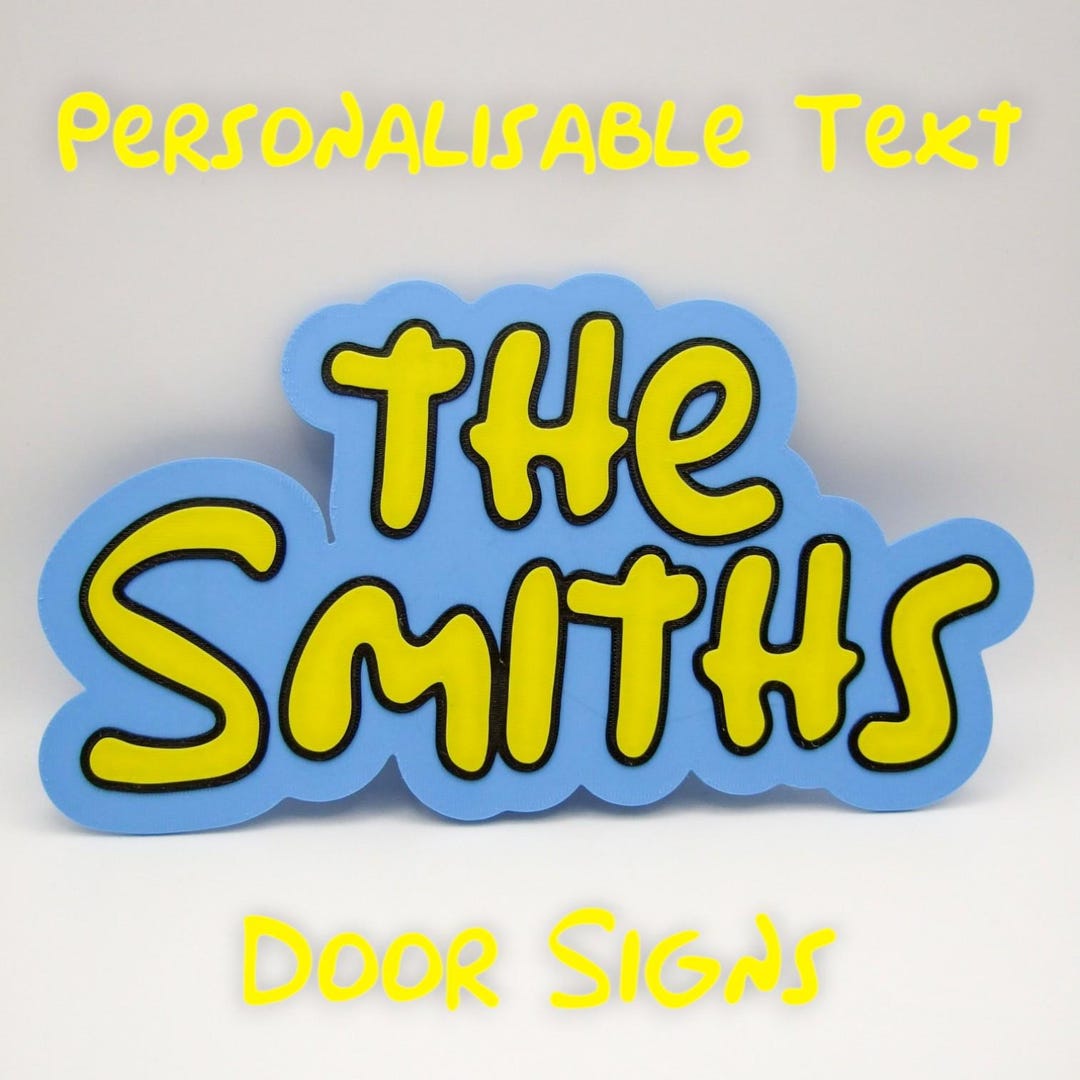 Personalised 3D Name Door Sign – Custom Bedroom, Playroom, Office Sign ...