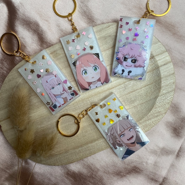 Anime Keychain - Etsy