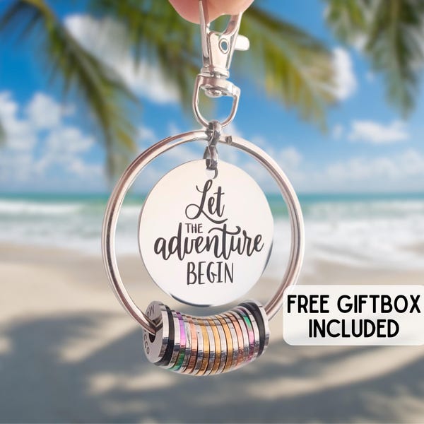 Travel Keychain - Etsy UK