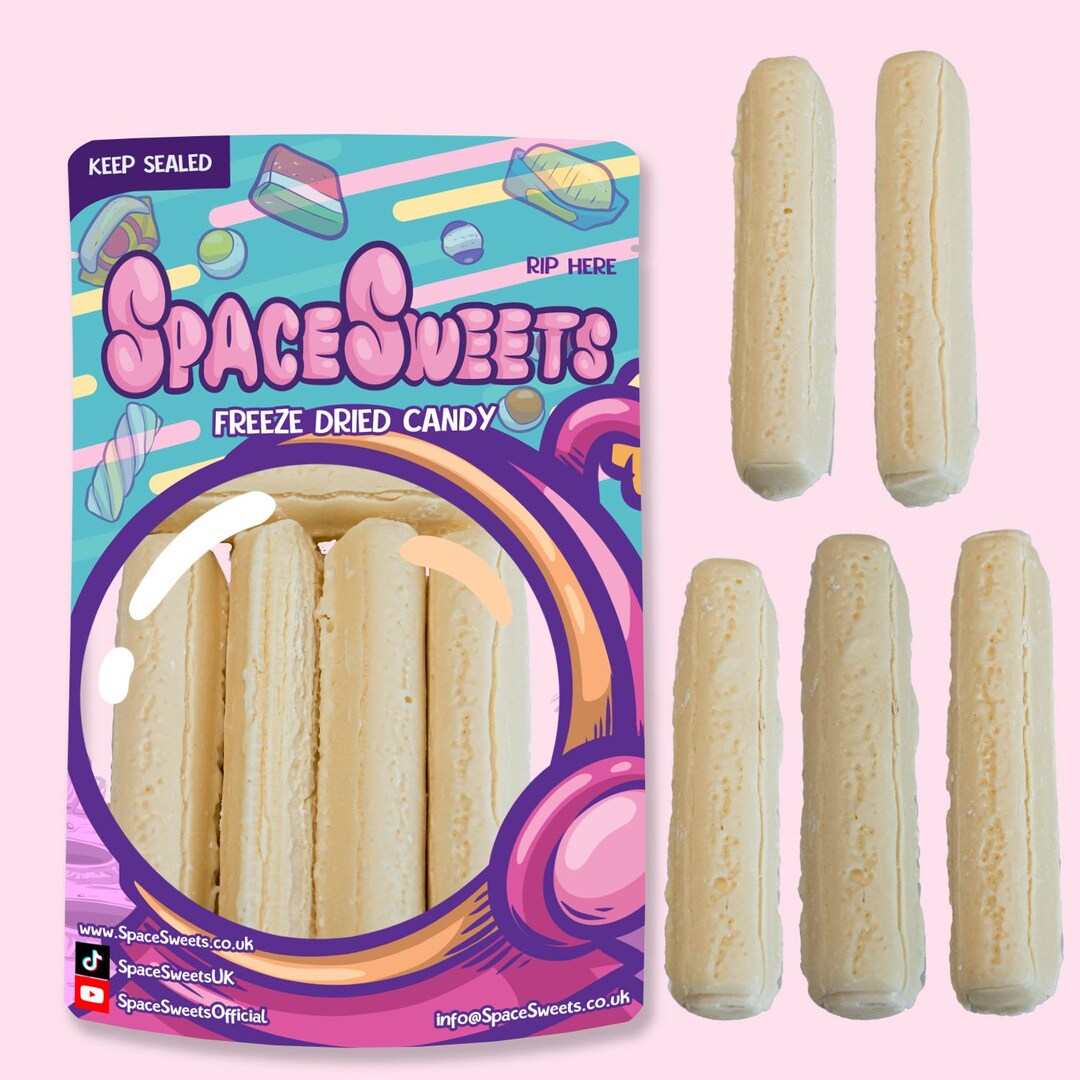 Freeze Dried Milkybar Choo Spacesweets Retro Halal Sweets Vegetarian Sweets Novelty Tiktok ...