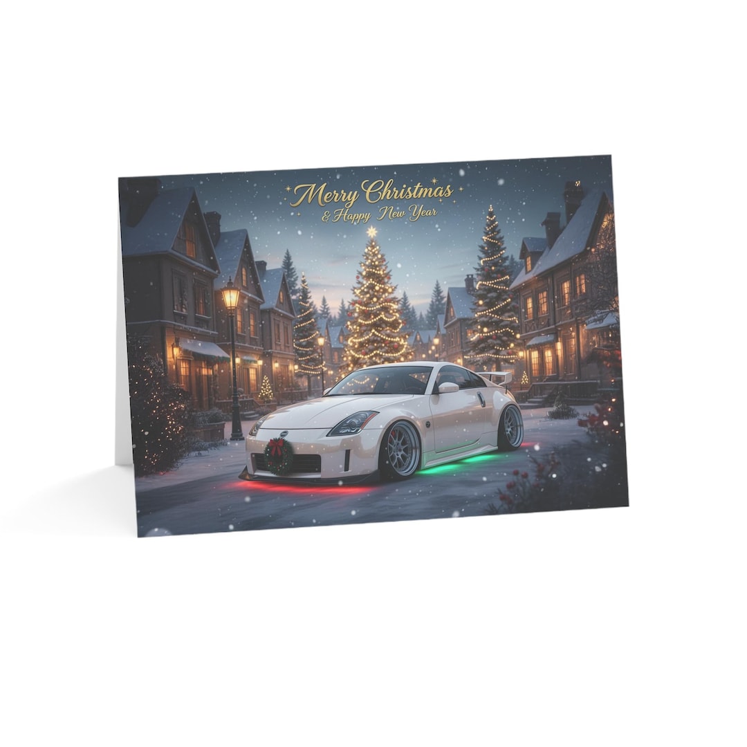 350z Christmas Card: Car Enthusiast Holiday Greeting - Etsy
