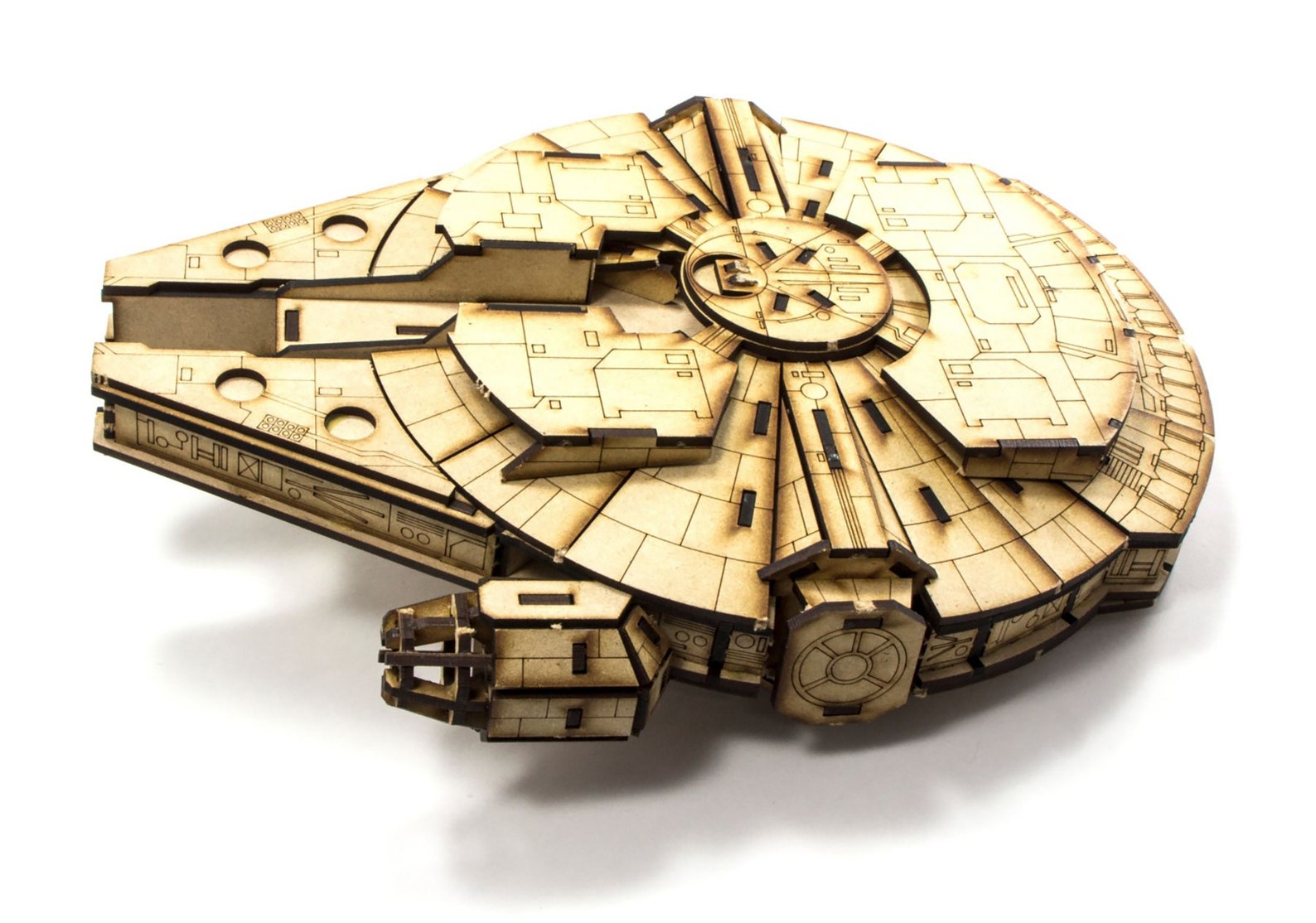 Millenium Falcon Star Wars 3D Model Millennium Falcon Puzzle - Etsy Canada