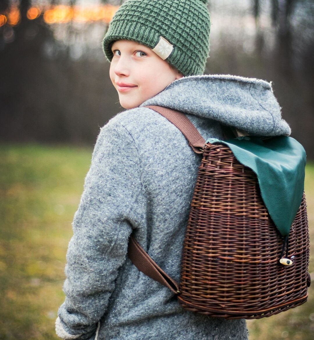 Small Willow Backpack, Hobbit Backpack, Wicker, Fairy Rucksack With ...