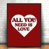 Love Printable Wall Art, Love Poster, Modern Bedroom Sign ...