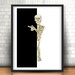 Skeleton Print, Skeleton Printable, Halloween Printable Wall Art ...