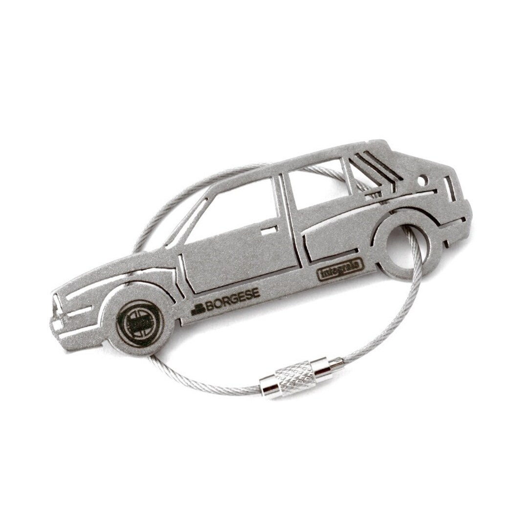 Lancia Delta Evoluzione Key Ring Shot Peened Steel Keychain ...