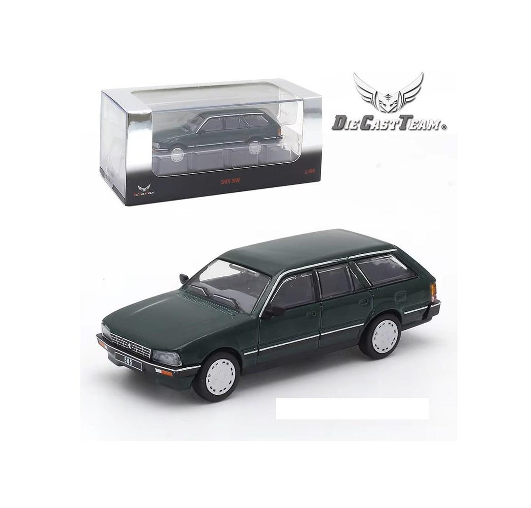 Peugeot 505 SW Green Metallic - DCT Die Cast Team - Scale 1/64 - Etsy