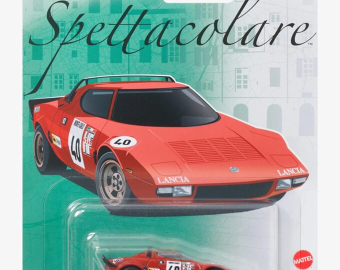 Lancia Stratos #40 Red Series Spectacular Hot Wheels Premium Model ...