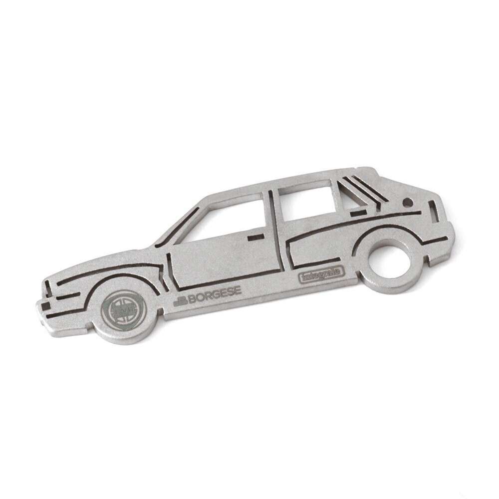 Lancia Delta Evoluzione Key Ring Shot Peened Steel Keychain ...