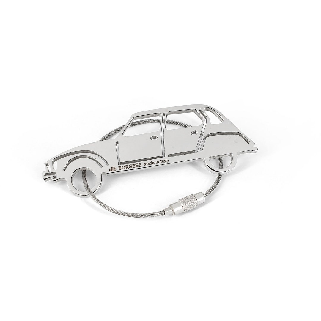 Citroen Dyane Keychain Polished Stainless Steel Keychain ...