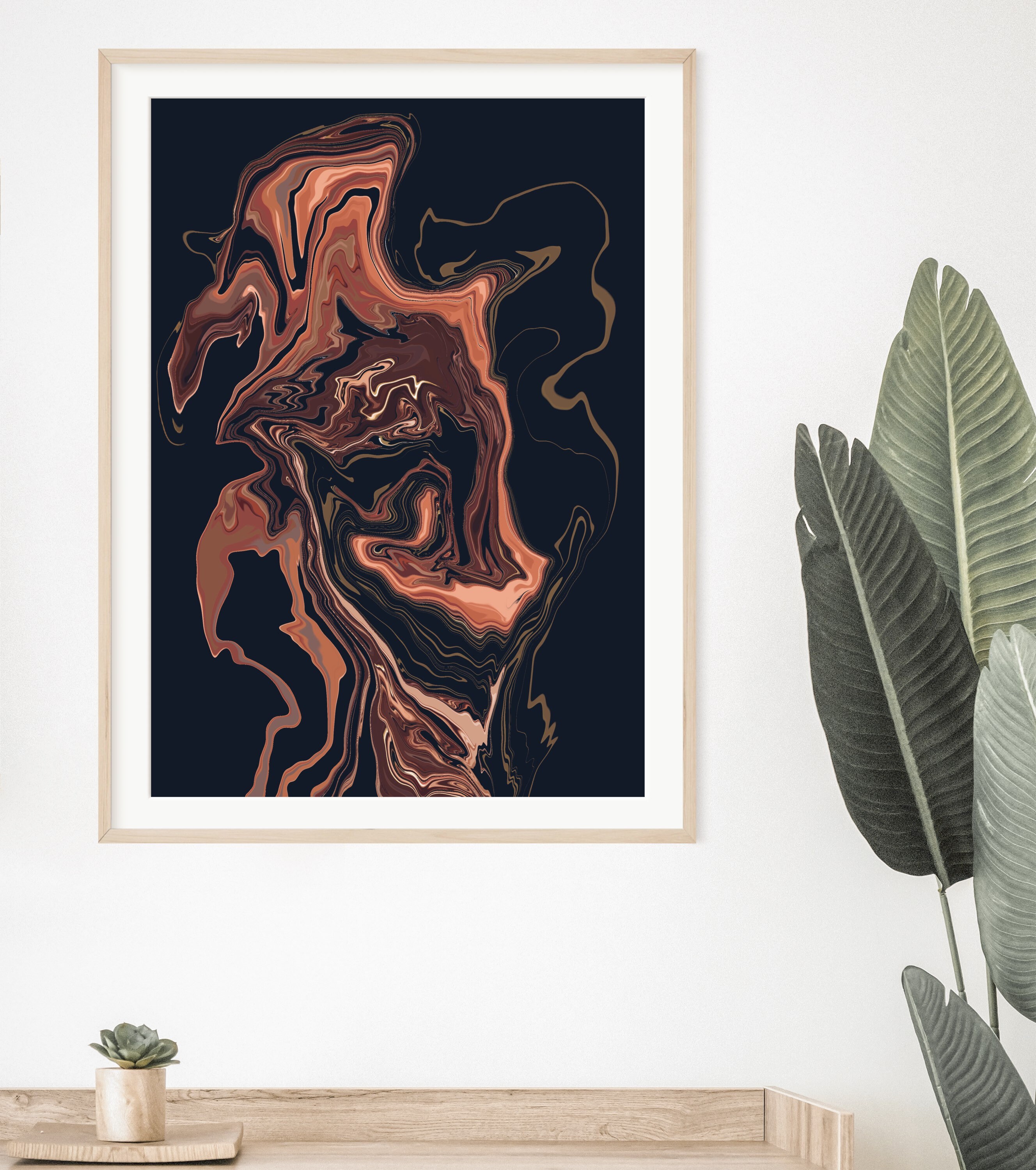 Printable Abstract Wall Art Print Neutral Aesthetic Wall - Etsy