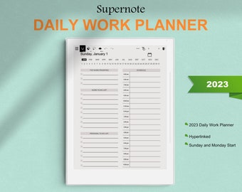 Supernote Organizer Template - Etsy