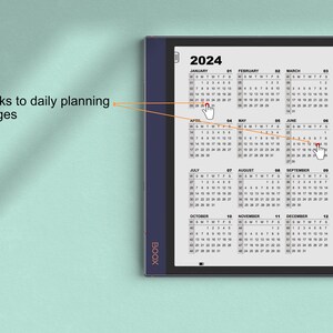 Boox Note Templates 2024 2025 Daily Work Planner,productivity Organizer ...