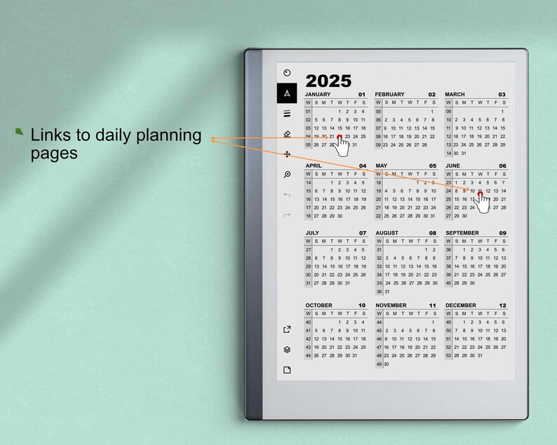 2026 Daily Work Planner Templates for Remarkable 2 and Paper Pro ...