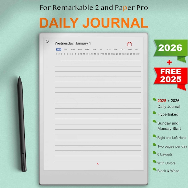 Daily Journal - Etsy UK