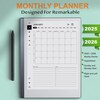 Daily Work Planner Templates for Remarkable 2 | 2025-2026 | Hyperlinked ...
