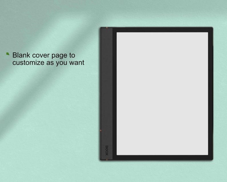 2026 Monthly Calendar for Boox Tablets, Color and Black/white Templates ...