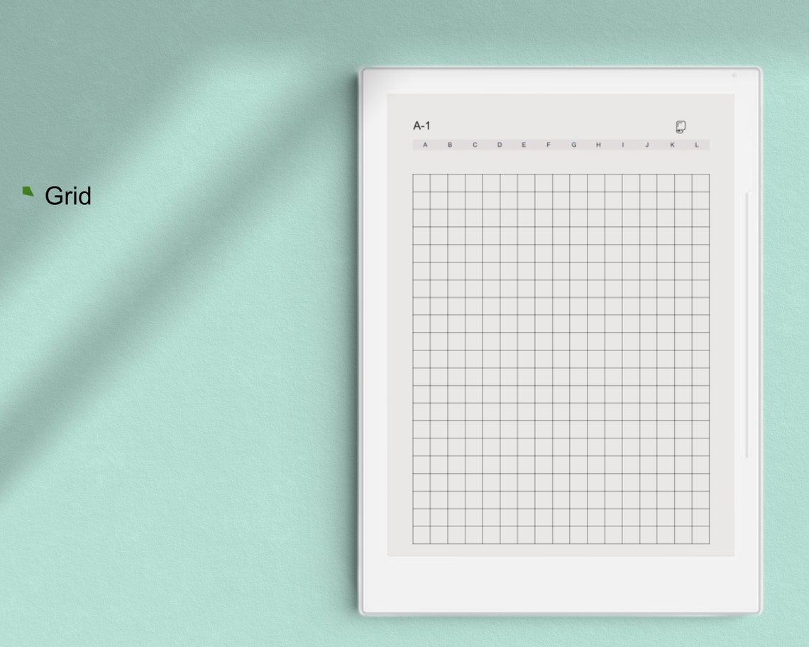 Supernote Templates, Digital Notebook, Supernote A5 / A5X / A6 / A6X ...