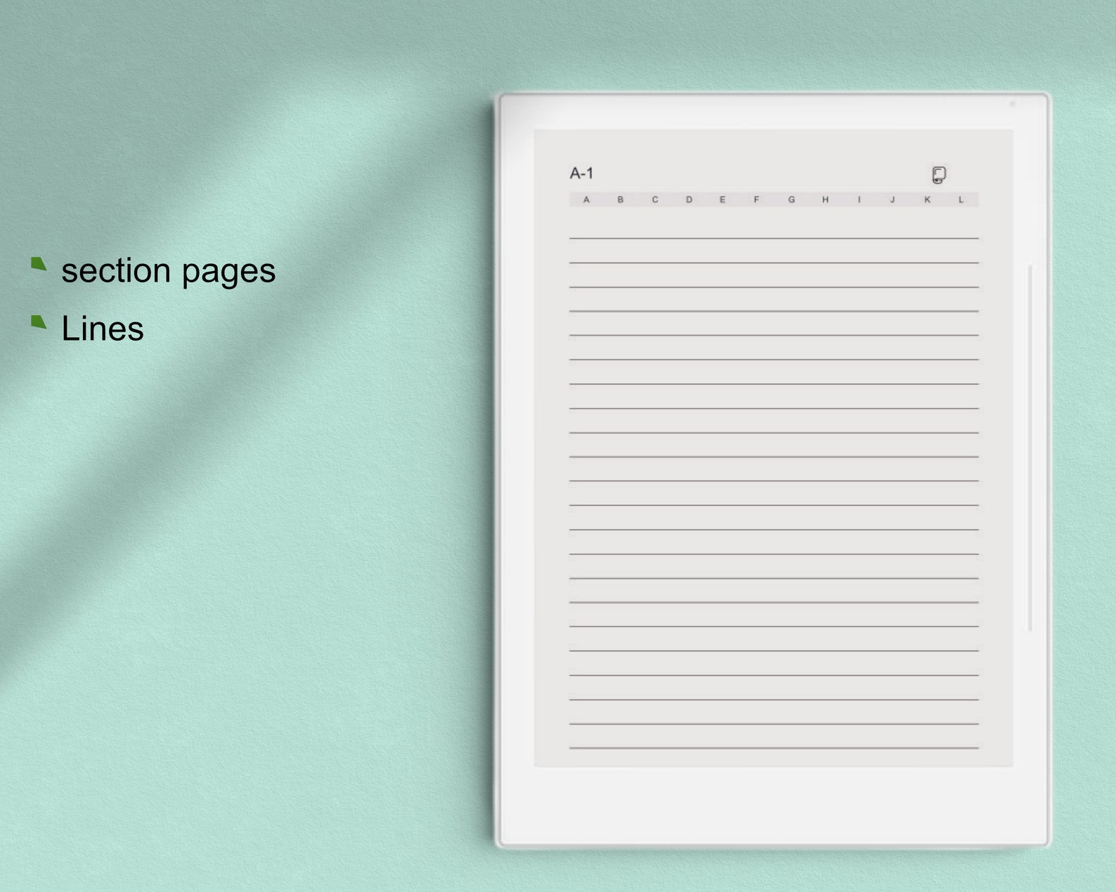 Supernote Templates, Digital Notebook, Supernote A5 / A5X / A6 / A6X ...