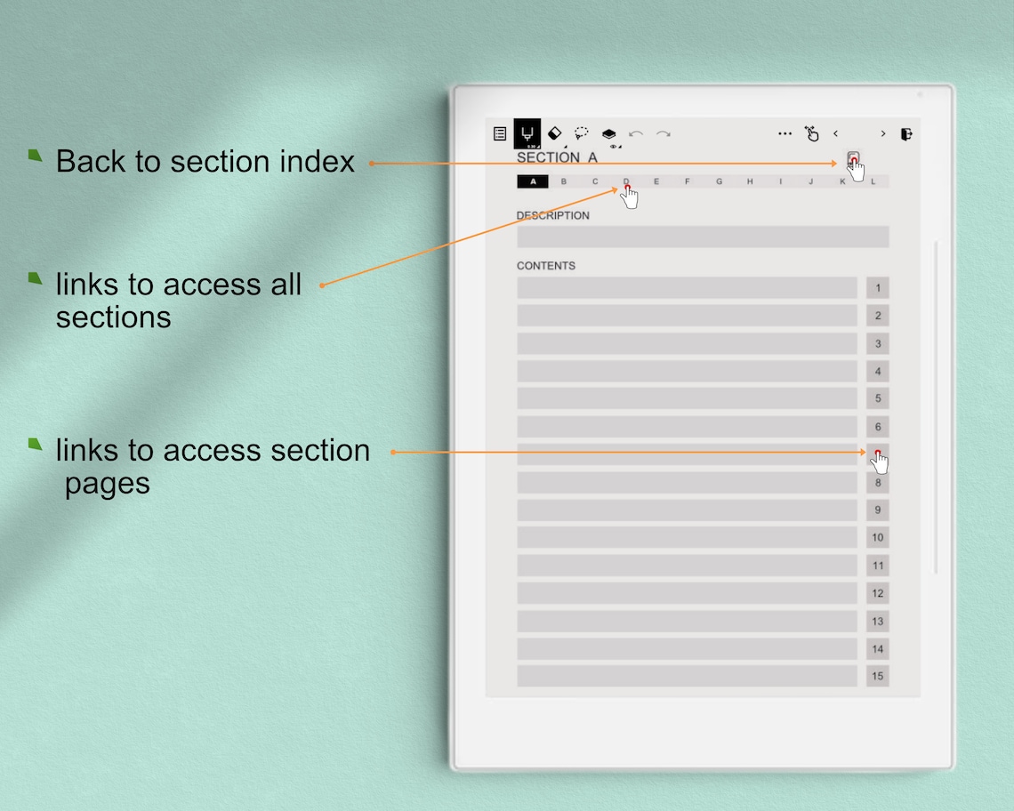 Supernote Templates, Digital Notebook, Supernote A5 / A5X / A6 / A6X ...