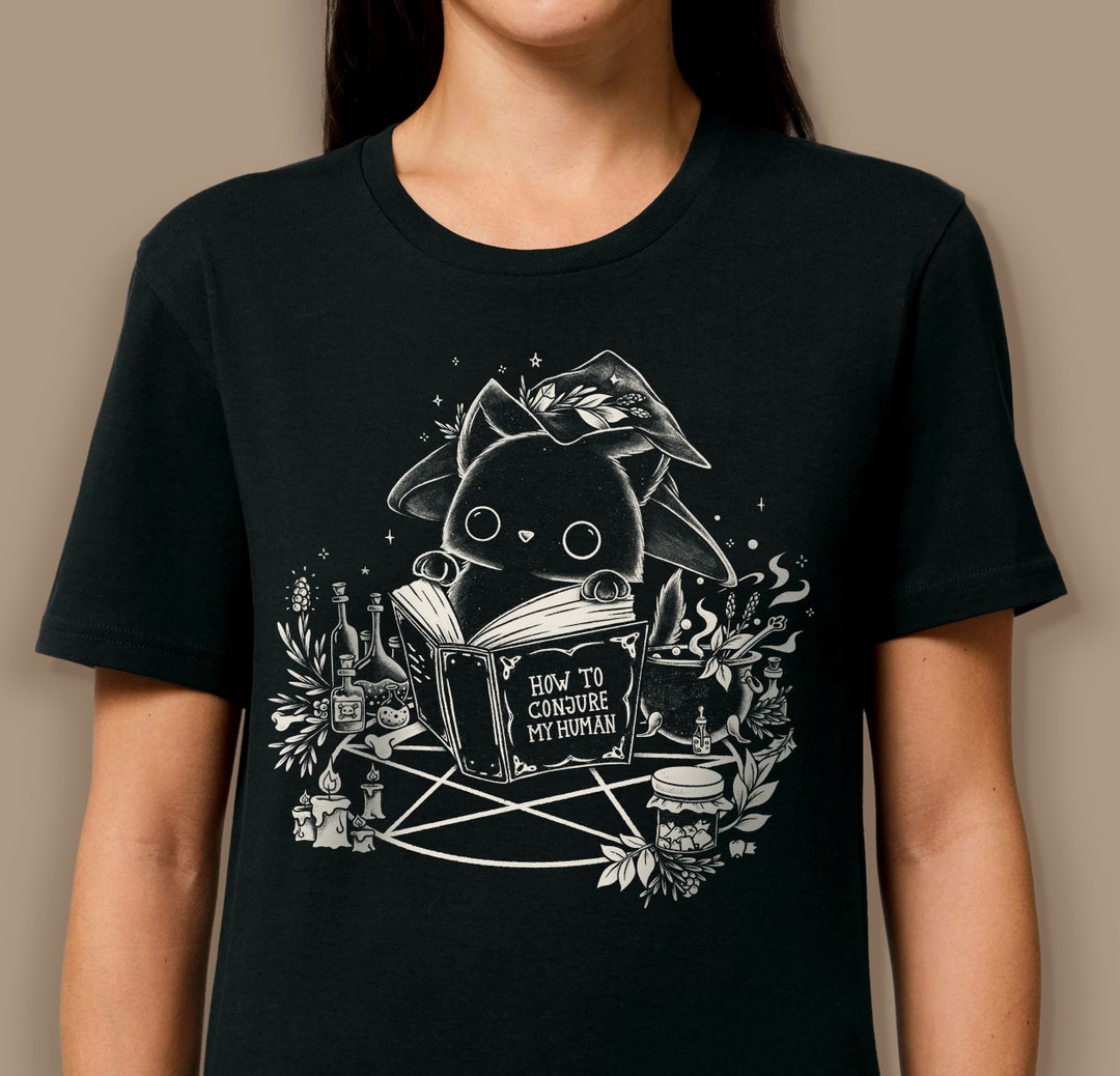 How to Conjure My Human - Black Unisex Tshirt Made of 100% Organic ...