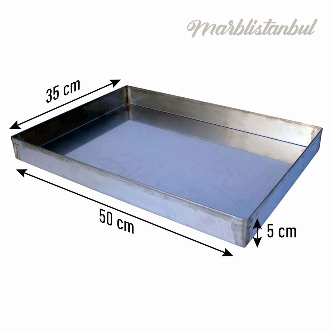 Ebru Tray Made of Galvanized in the Size of 35 by 50 Cm . Marbling Tray ...