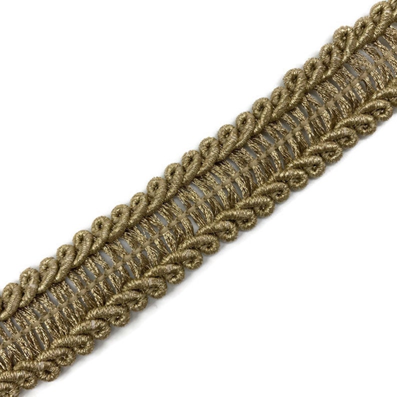 20 Mm Gold Metallic Braid Trim/gold Gimp Ribbon/ethnic - Etsy