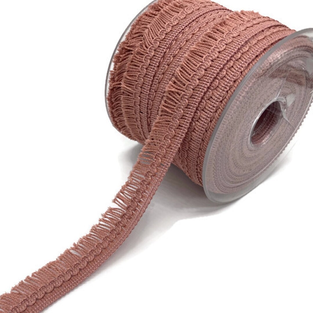 20 Mm Dusty Pink Range Fringe Trim/ethnic Trim/bohemian Trim/vintage ...