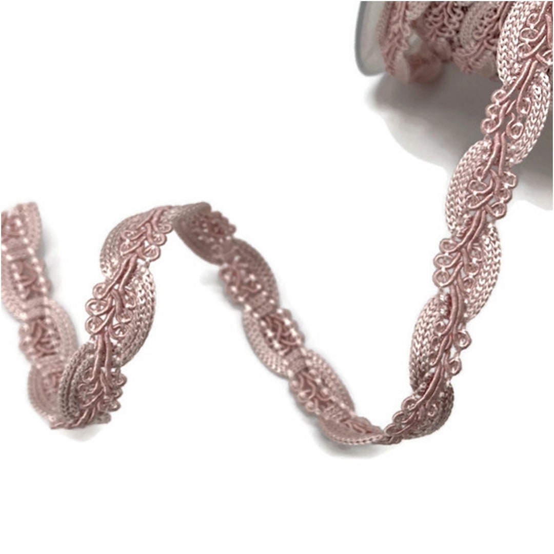 15 Mm Dusty Rose Color | Snake Braid Gimp Trimming | Plaited Ribbon ...