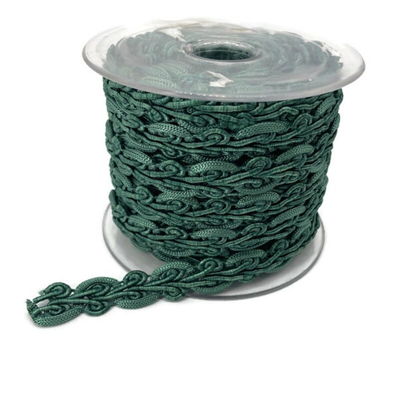 Green Braid Gimp Trim: 15mm Polyester Ribbon - Etsy