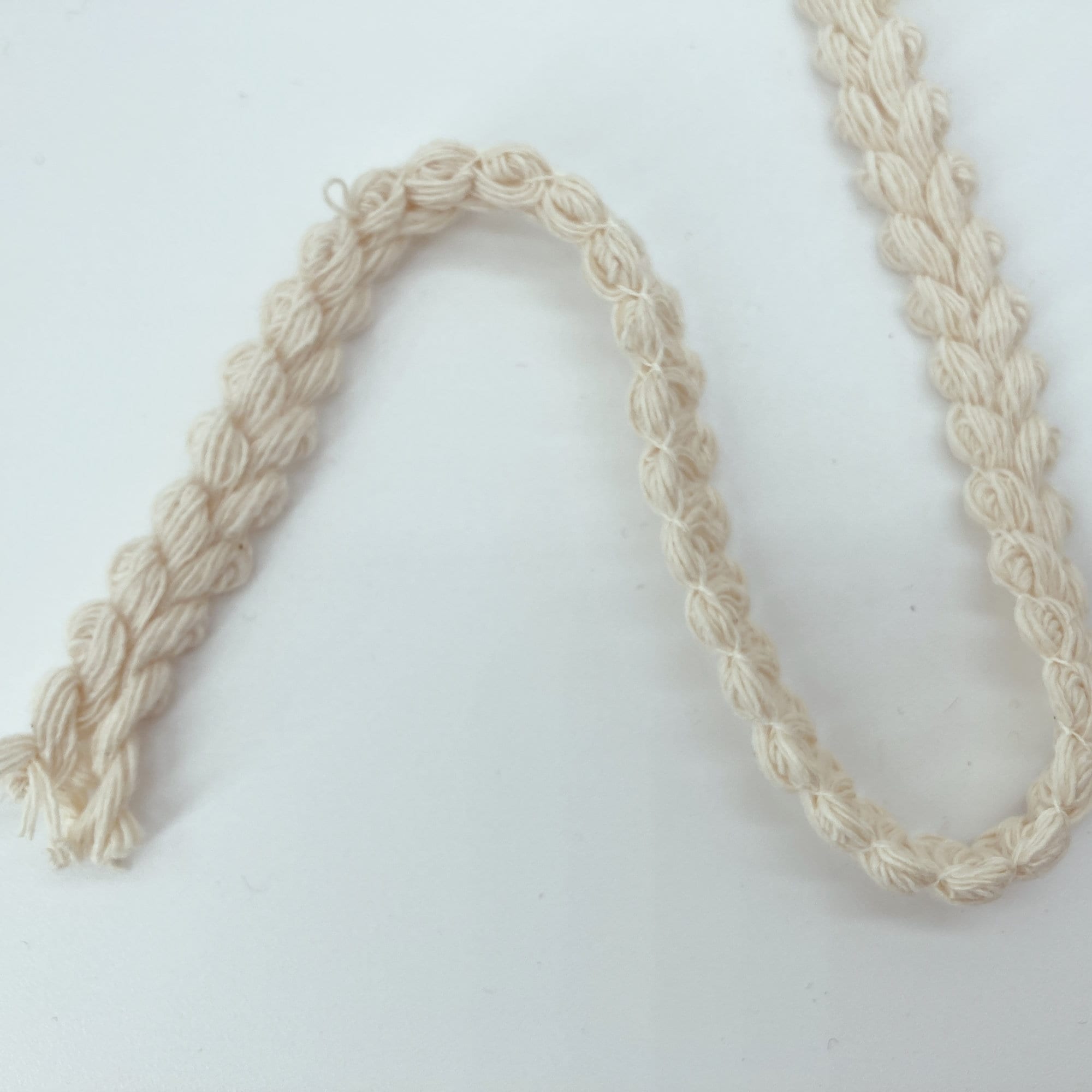 10 Mm Natural Cotton Braid Trim Ivory Bohemian Trim Ethnic - Etsy