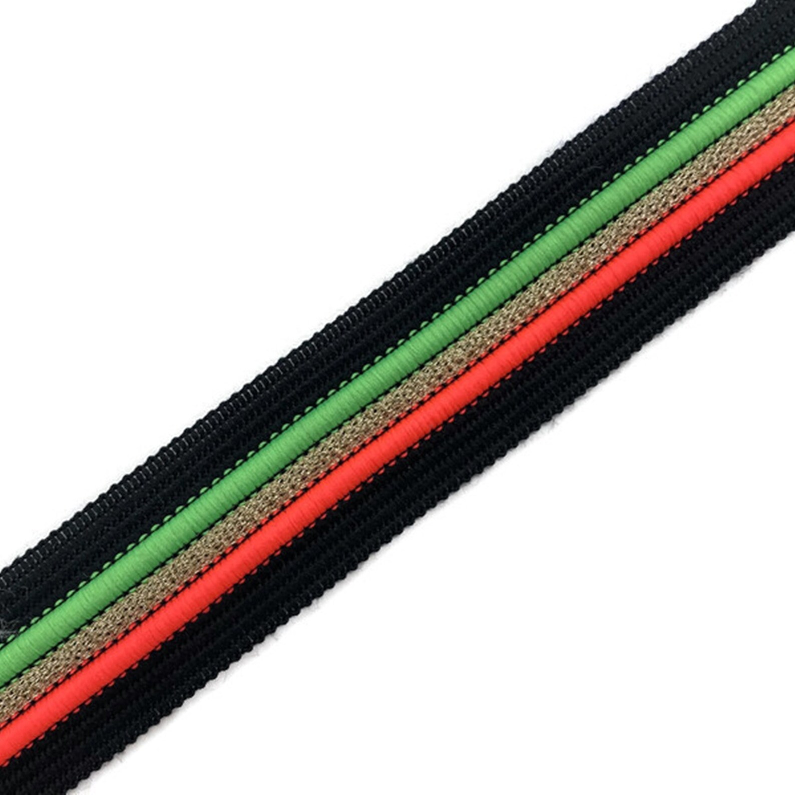 20 Mm Neon Green and Orange Colors Striped Trim/middle Line - Etsy