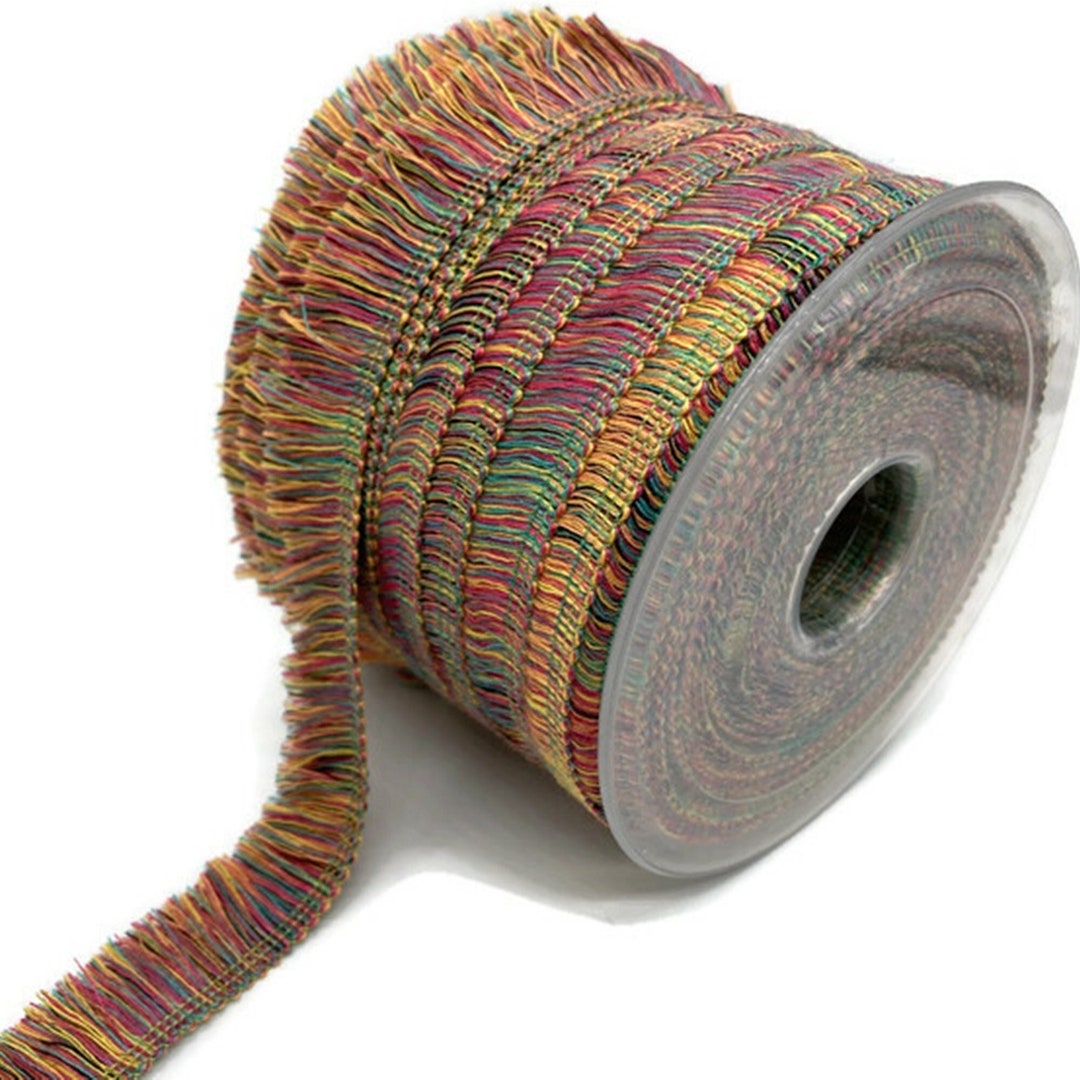 18 Mm Multicolor Fringe Trim/ethnic Trim/bohemian Trim/vintage Trim by ...